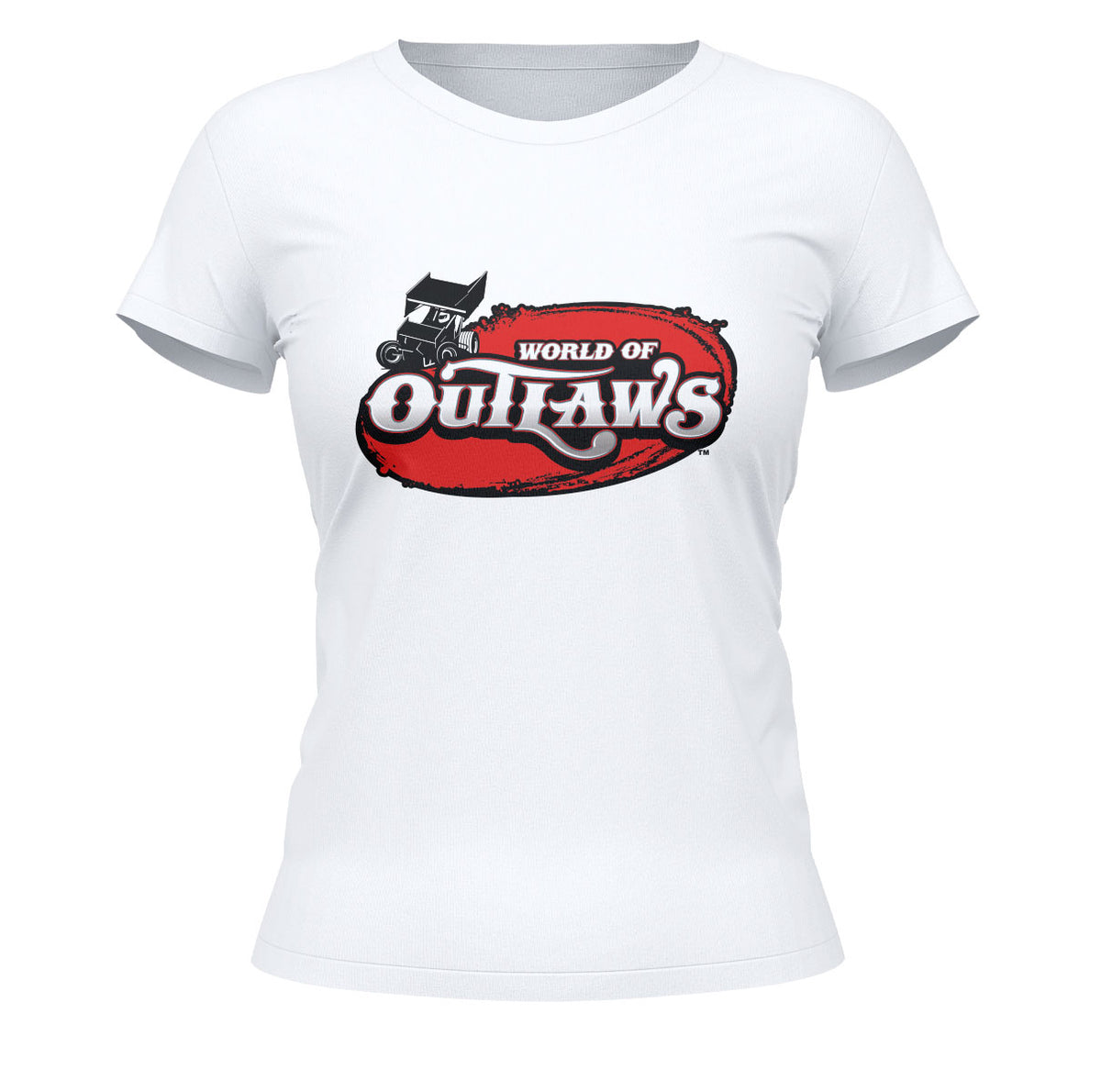 World of Outlaws Logo White Women T-Shirt — Vive La Fête - Online ...