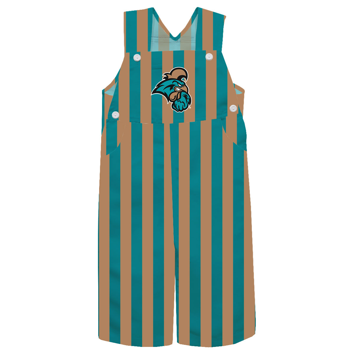 Coastal Carolina Chanticleers CCU Vive La Fete Teal Gold Stripes Logo ...