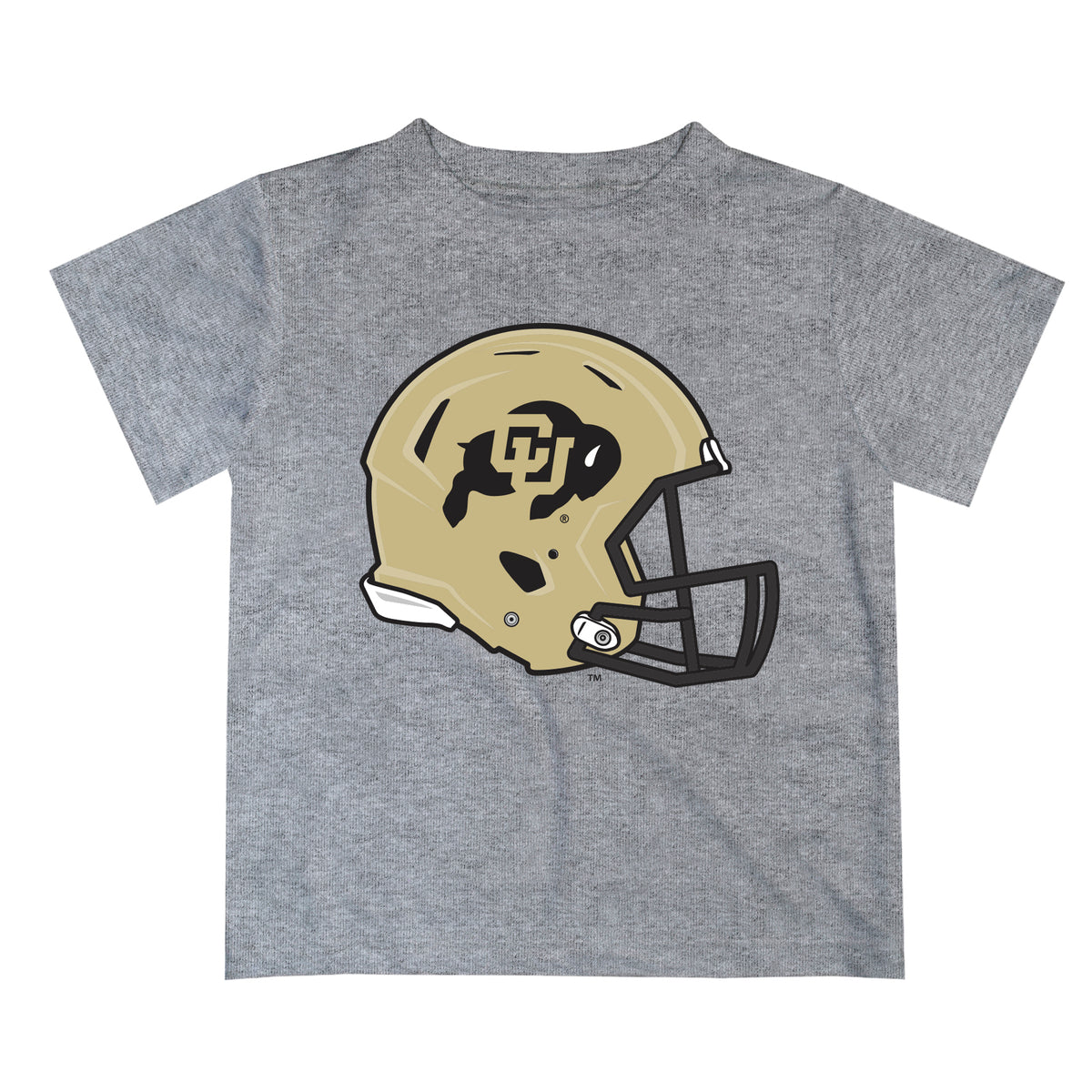 Colorado Buffaloes CU Original Dripping Football Helmet Heather Gray B ...