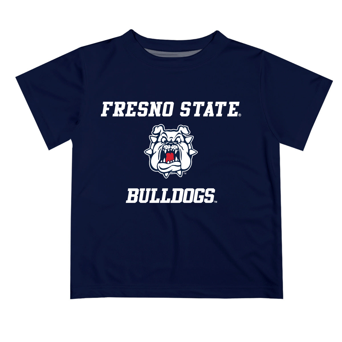 Fresno State Bulldogs Vive La Fete Boys Game Day V1 Blue Short Sleeve ...