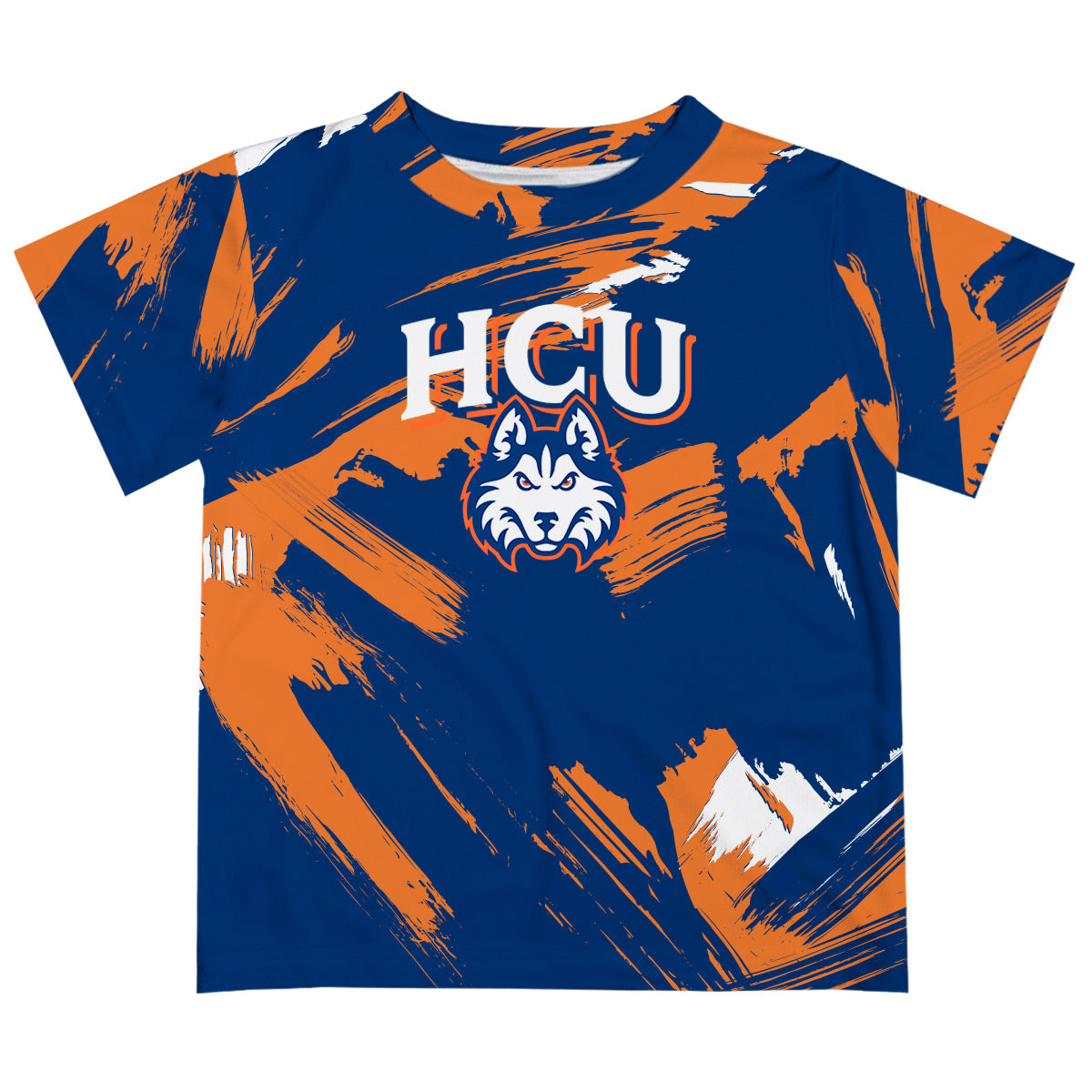 HCU Houston Christian Huskies Vive La Fete Boys Game Day Blue Short Sl ...