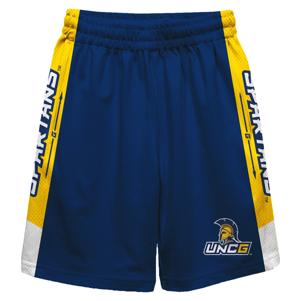 UNC Greensboro Spartans UNCG Vive La Fete Game Day Blue Stripes Boys S ...